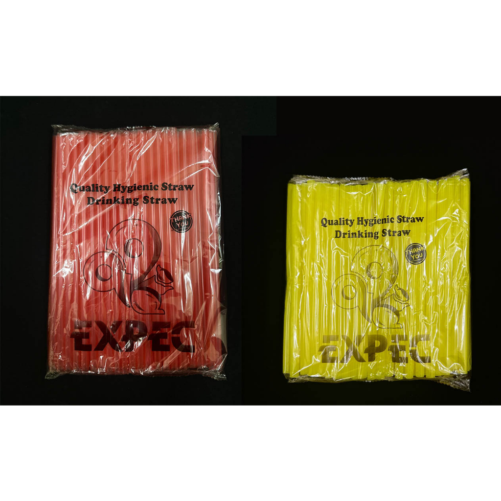Straw giant Straw panjang Straw pendek Disposable Plastic Straw ...