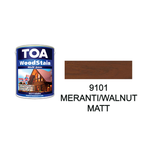 TOA 5L Woodstain Paint Gloss / Matt ( Interior & Exterior Wood Syelek ...