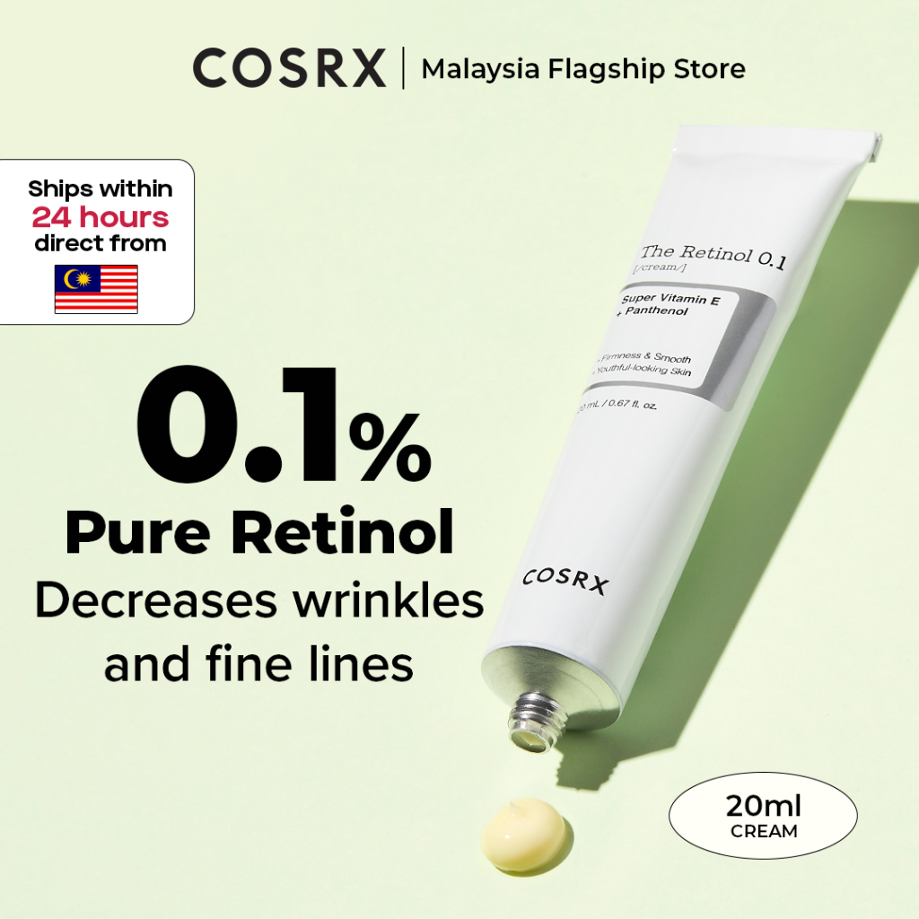 COSRX The Retinol 0.1 Cream 20ml | Shopee Malaysia