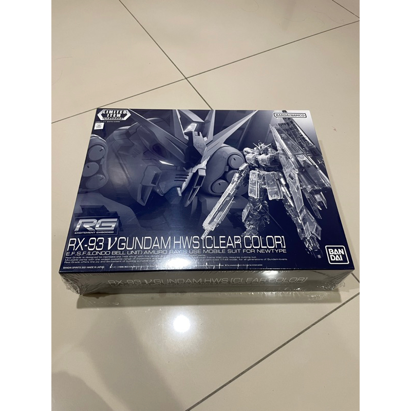 RG RX-93 V Gundam HWS (Clear Color) | Shopee Malaysia