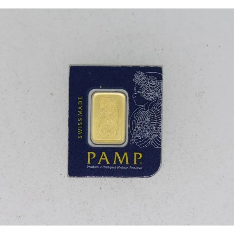 PAMP Suisse MULTIGRAM (1 Gram) (Au 999.9) 24K Small Gold Bar In Assay ...