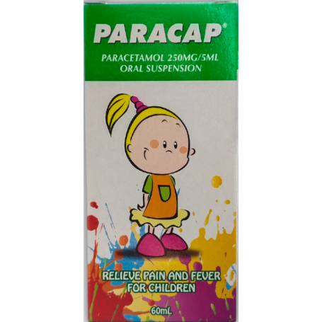 [READY STOCK !!!!!] PARACAP PARACETAMOL 250MG/5ML ORAL SUSPENSION SYRUP ...
