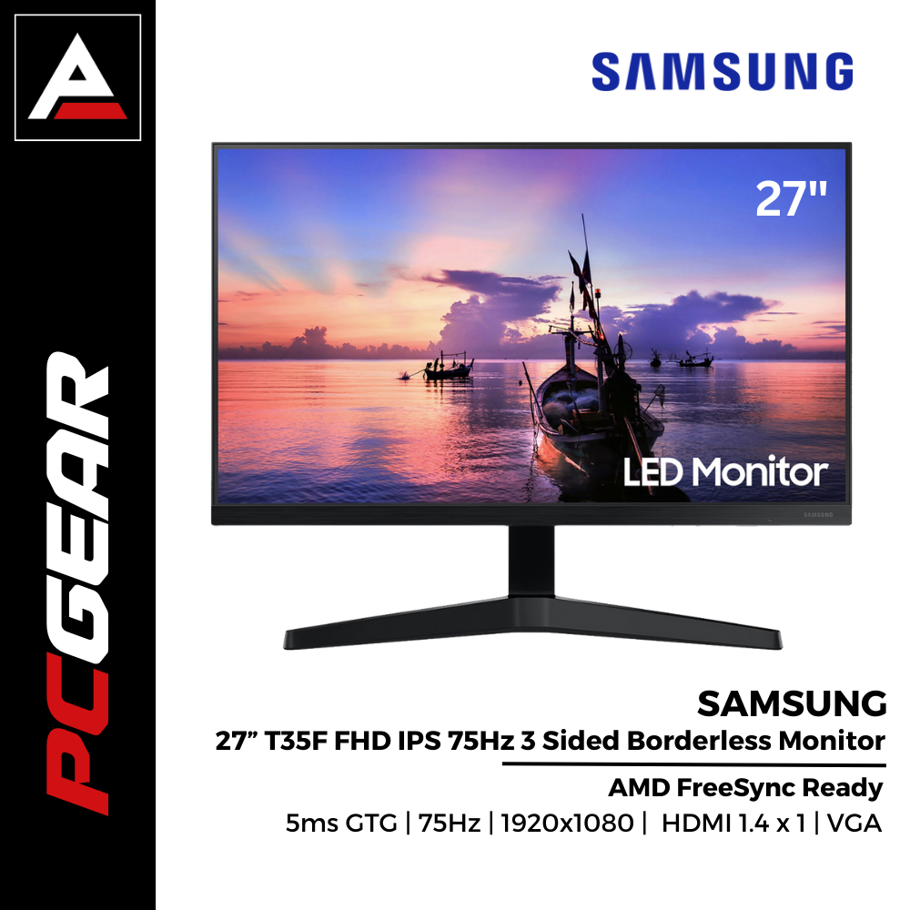 [READY STOCK] Samsung 27” T35F FHD IPS 75Hz AMD FreeSync 3-Sided ...