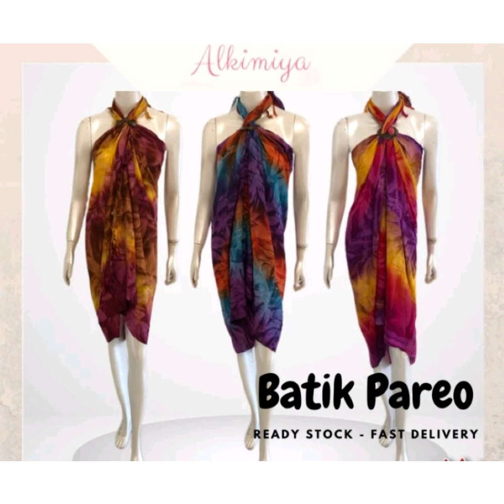 (Ready Stock) SW0005 Pario Batik Perempuan Instant Women Batik Pareo ...