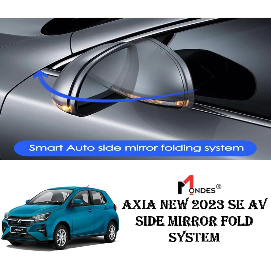 PERODUA NEW AXIA 2023 AV / SE SPEC SIDE MIRROR AUTO FOLD SYSTEM (PLUG ...