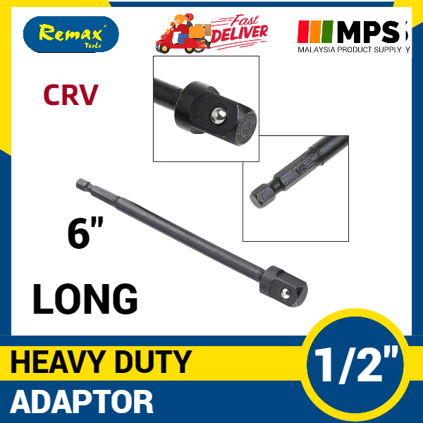 Remax 6 inch Impact Socket Adapter Extension Bit With Holder 1/2" Drive ...
