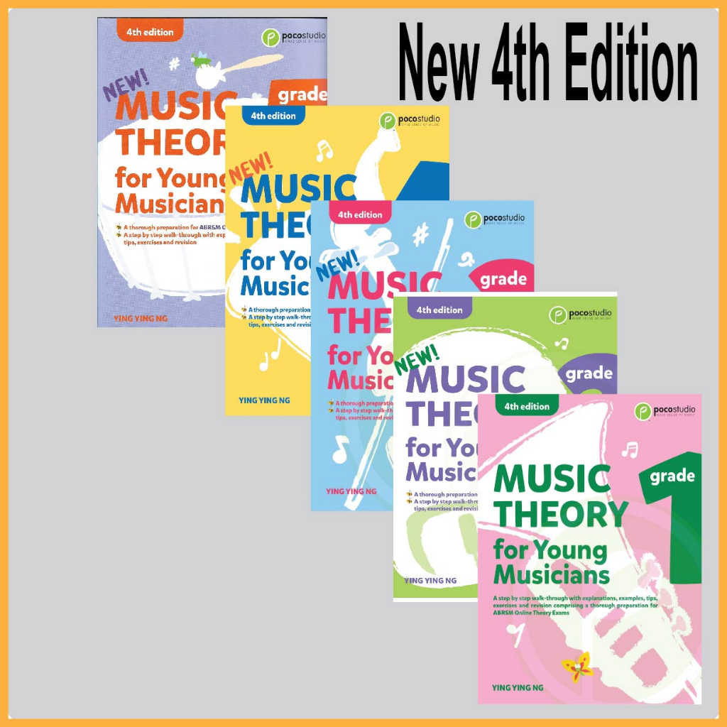 New Edition!Poco Music Theory For Young Musicians Grades 1-5(Fourth ...