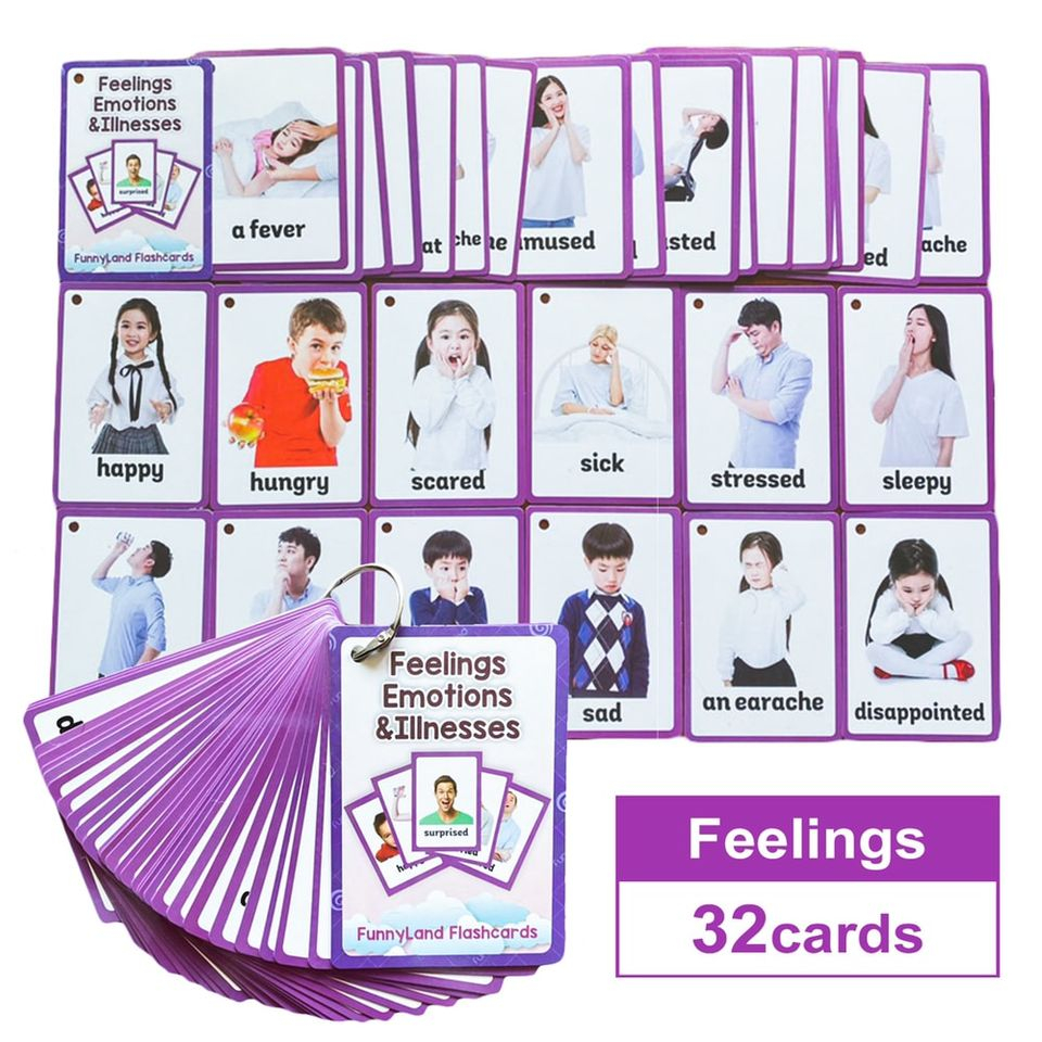 Emotions & Feelings Speech Therapy Cards Visual Behavior Cue Cards ...