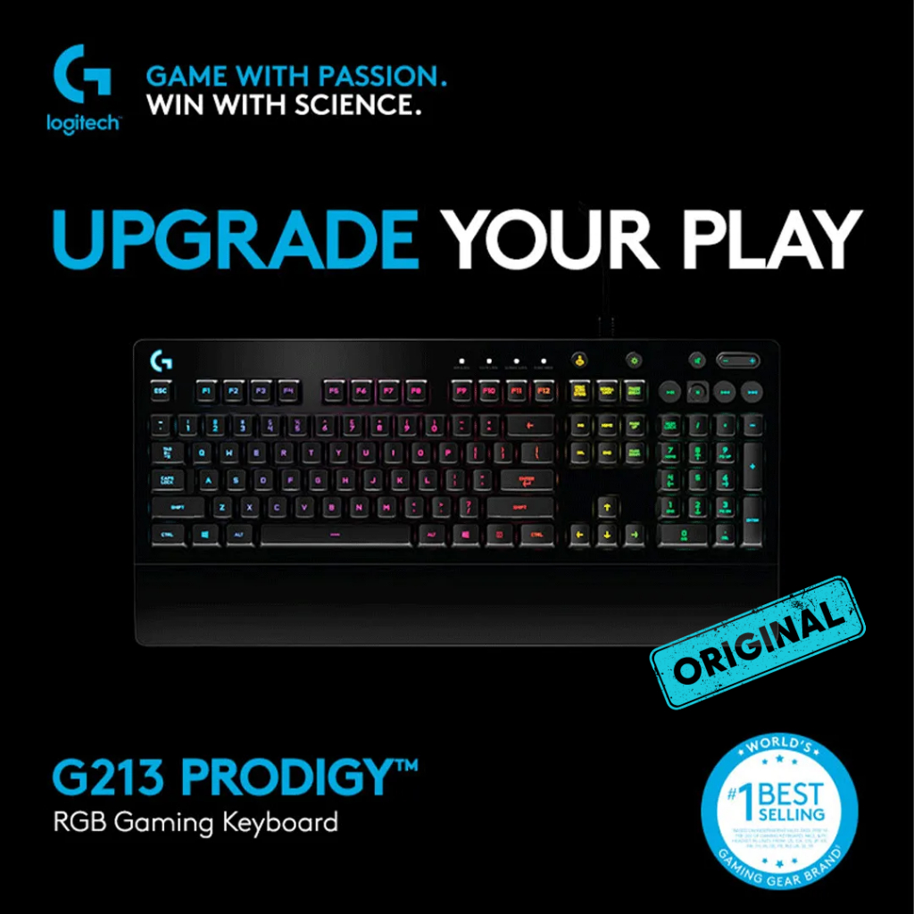 Logitech G213 PRODIGY RGB Gaming Keyboard (Original) | Shopee Malaysia
