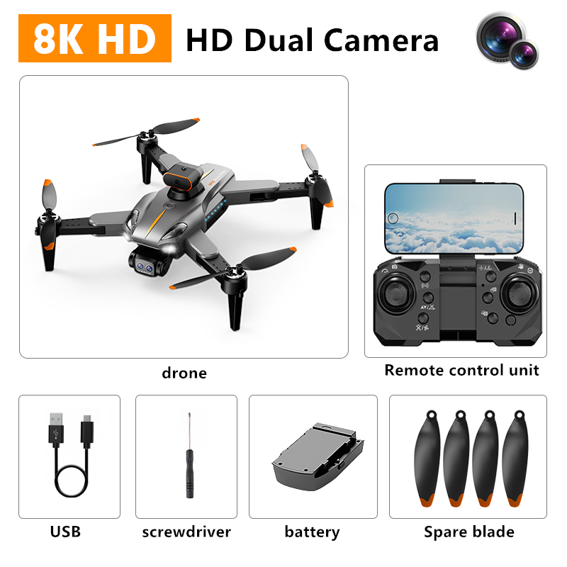 Dual Camera Drone P11 Pro Brushless Motor Quadcopter 8k Hd Camera ...