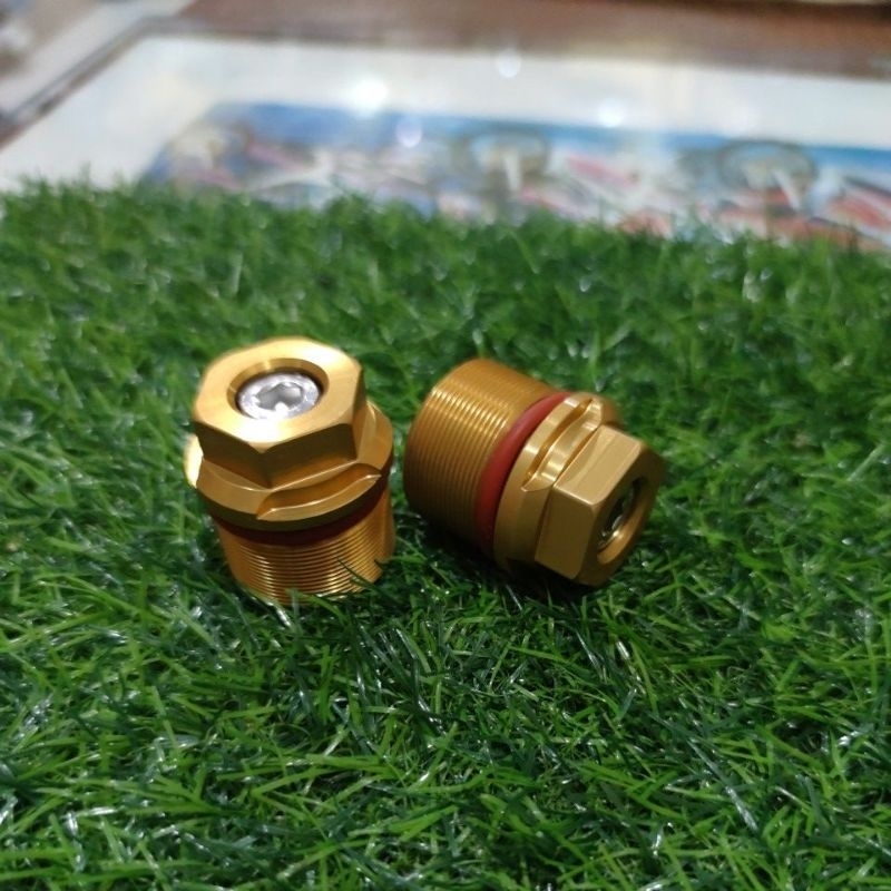 penutup Screw FORK atas TZM .(warna Gold) | Shopee Malaysia