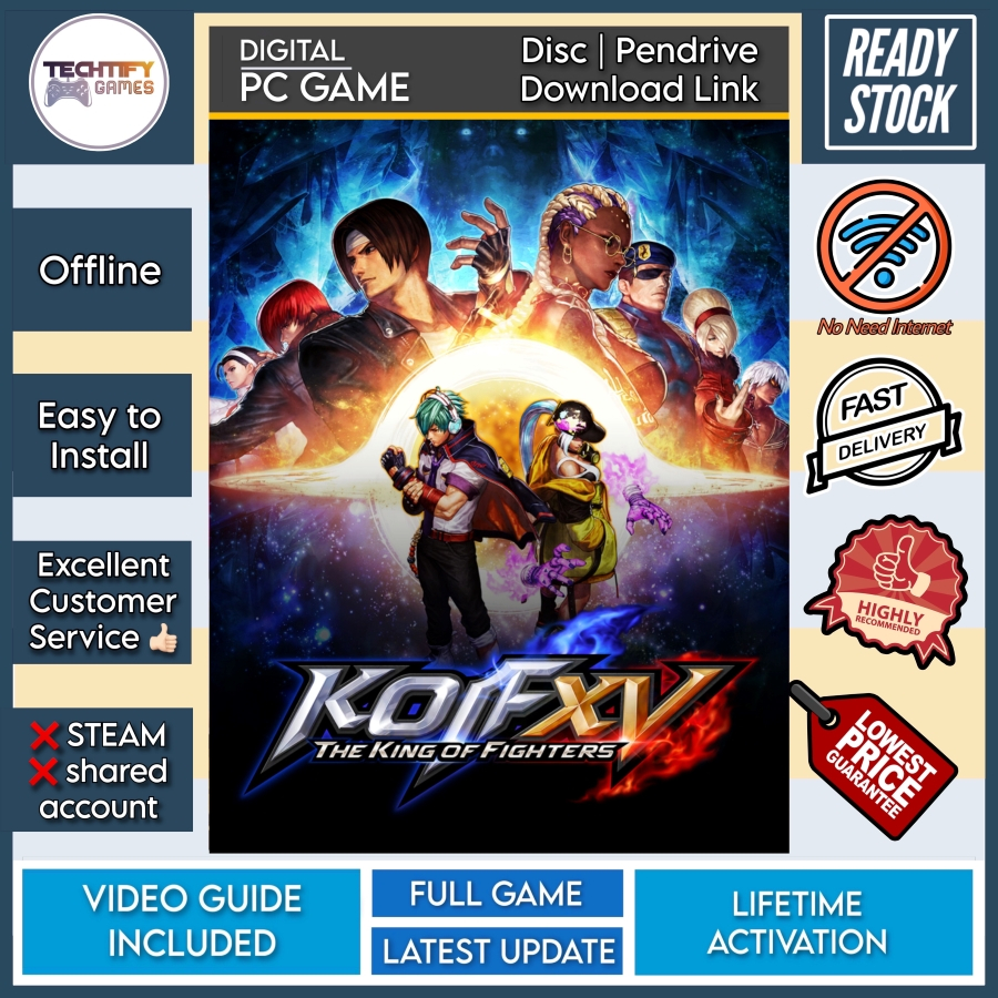 [PC Game] The King of Fighters XV Deluxe Edition - Offline [Disc | Pendrive | Download Link ...