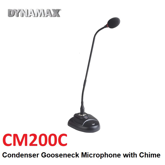 DYNAMAX CM200C Condenser Gooseneck Microphone with Chime | Shopee Malaysia