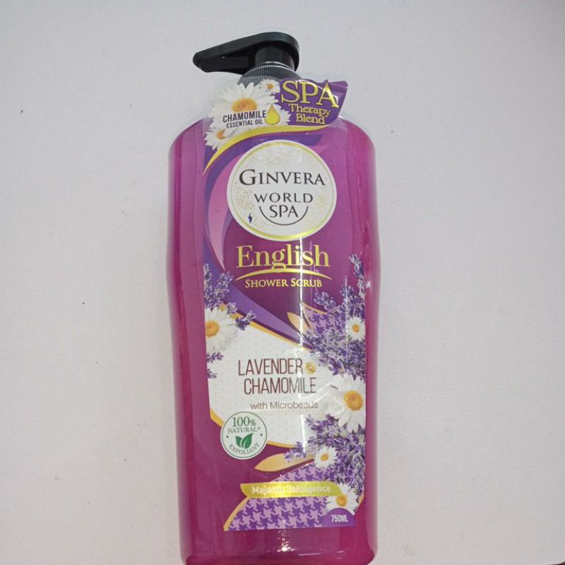 GINVERA LAVENDER ENGLISH SHOWER SCRUB 750 ML | Shopee Malaysia