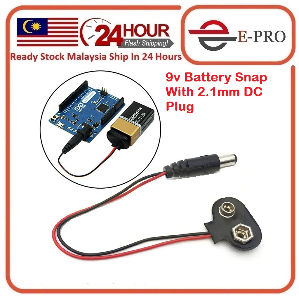 9V Battery Snap Connector Clip Lead Wire Experimental Battery Snap ...