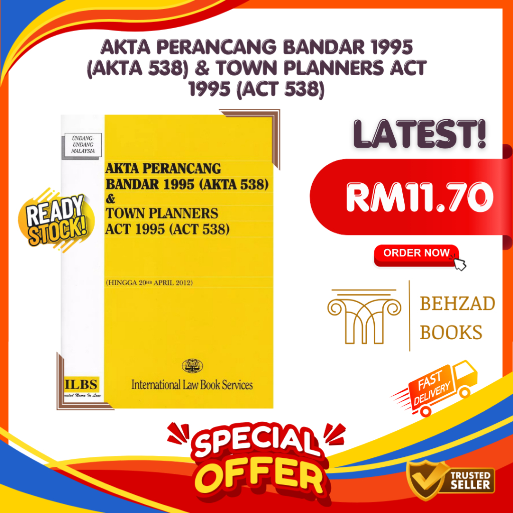 (Hingga 20hb April 2012) Akta Perancang Bandar 1995 (Akta 538) & Town ...