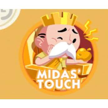 MONOPOLY GO Midas Touch Sticker | Shopee Malaysia