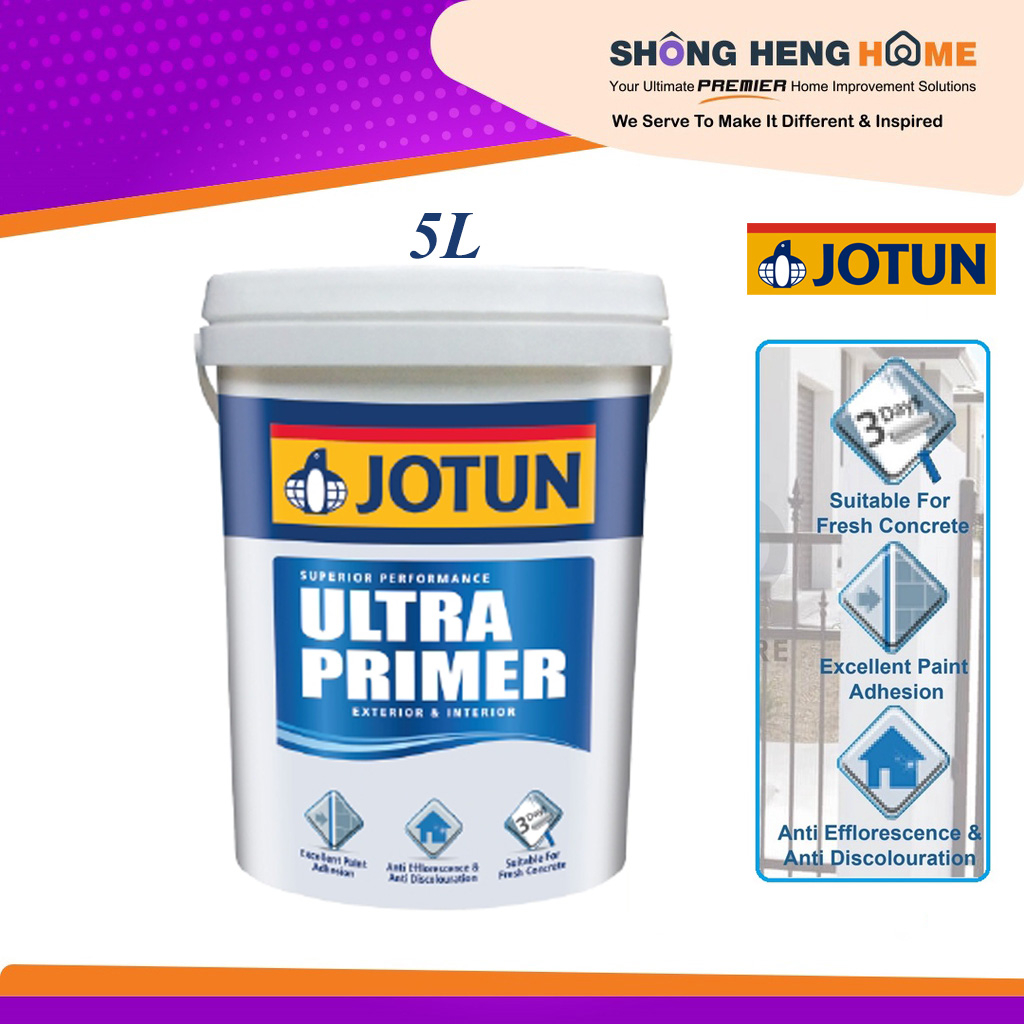 5L JOTUN ULTRA PRIMER (Undercoat/First Coating) | Shopee Malaysia