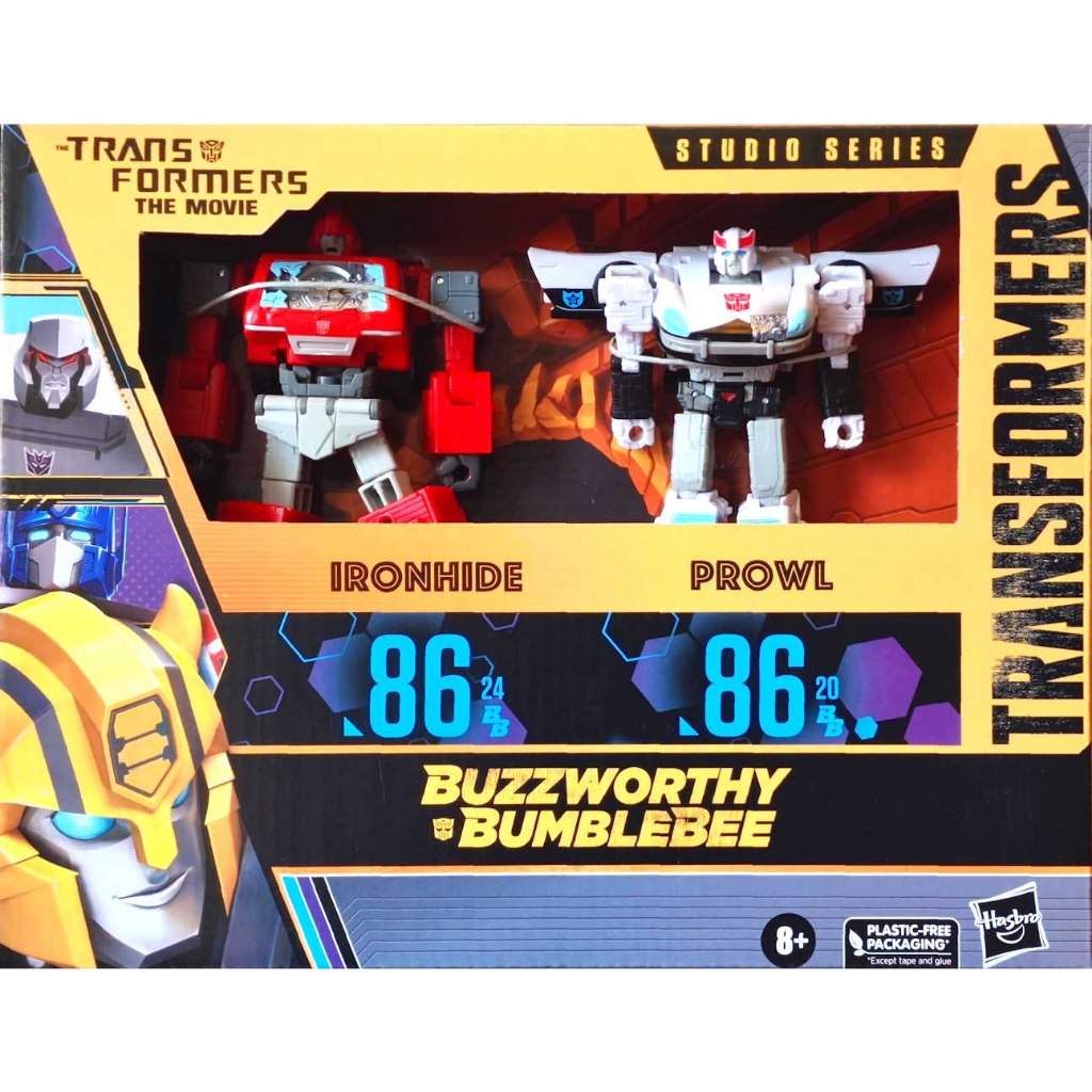 Hasbro Transformers Studio Series SS86 24BB Voyager Ironhide and SS86 ...