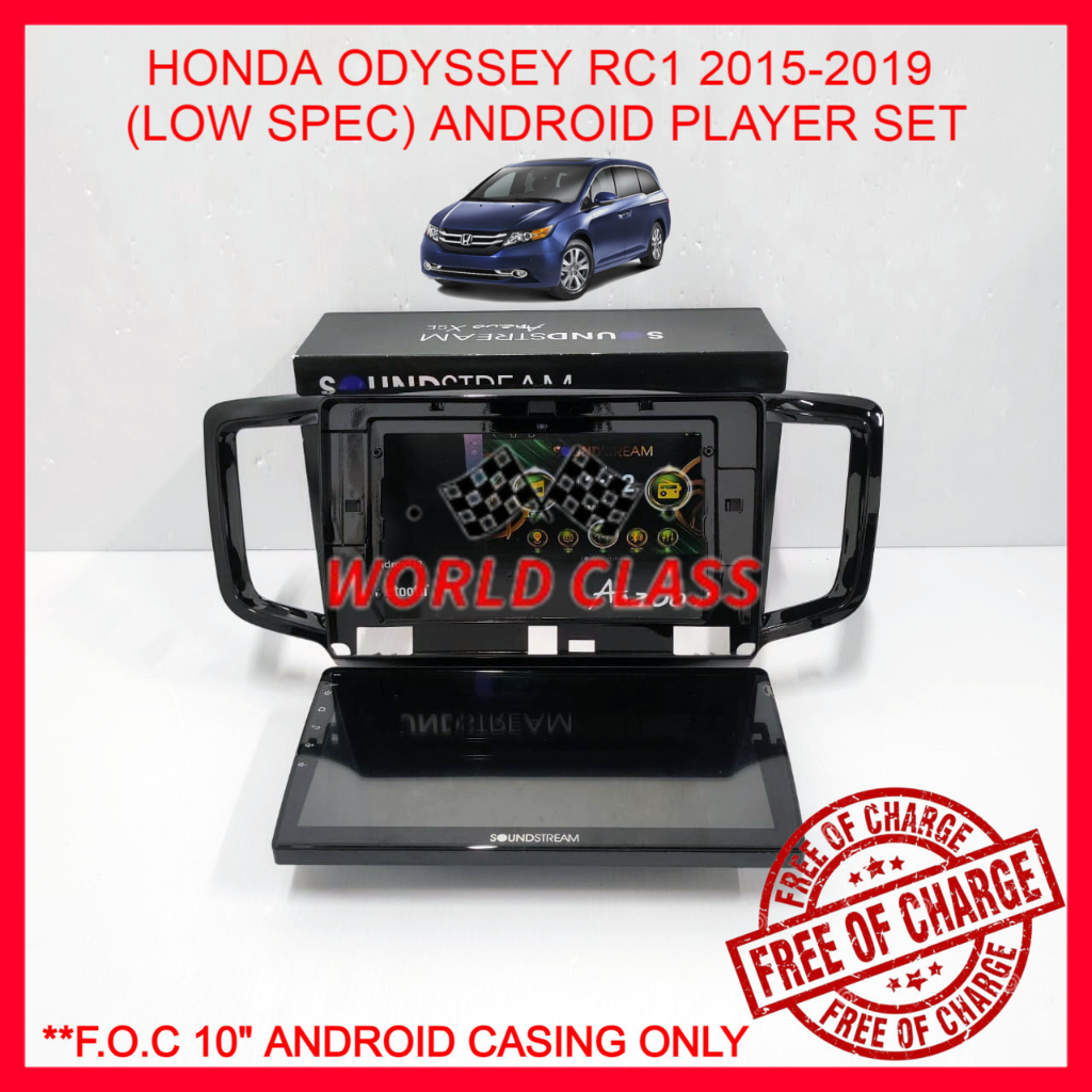 HONDA ODYSSEY RC1 2015-2019 (LOW SPEC) 10" SOUNDSTREAM ANDROID IPS ...