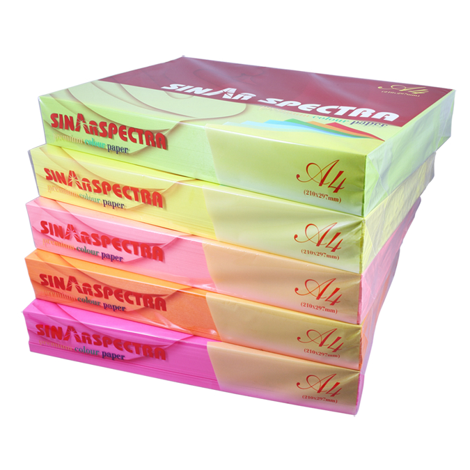 A4 80GSM CYBER COLOUR COPIER PAPER 450 SHEETS/REAM (CYBER) | Shopee ...