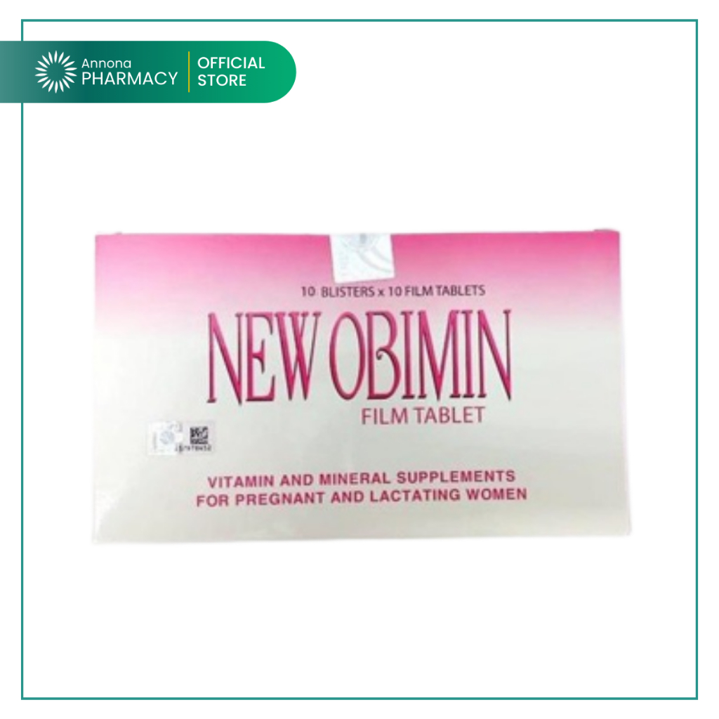 NEW OBIMIN Film Tablets (Vitamin & Minerals for Pregnancy and ...