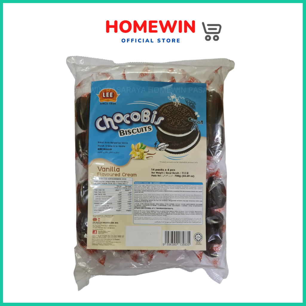 Lee Biscuits ChocoBis Vanilla Cream (50g x 14 Packs) | Shopee Malaysia