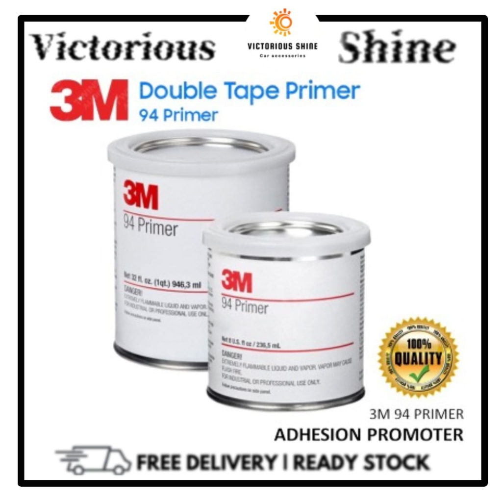 【NEW】 3M Double Tape 94 Primer 946ml 32oz/3M Double Side Tape Adhesion Promoter 94 Primer ...