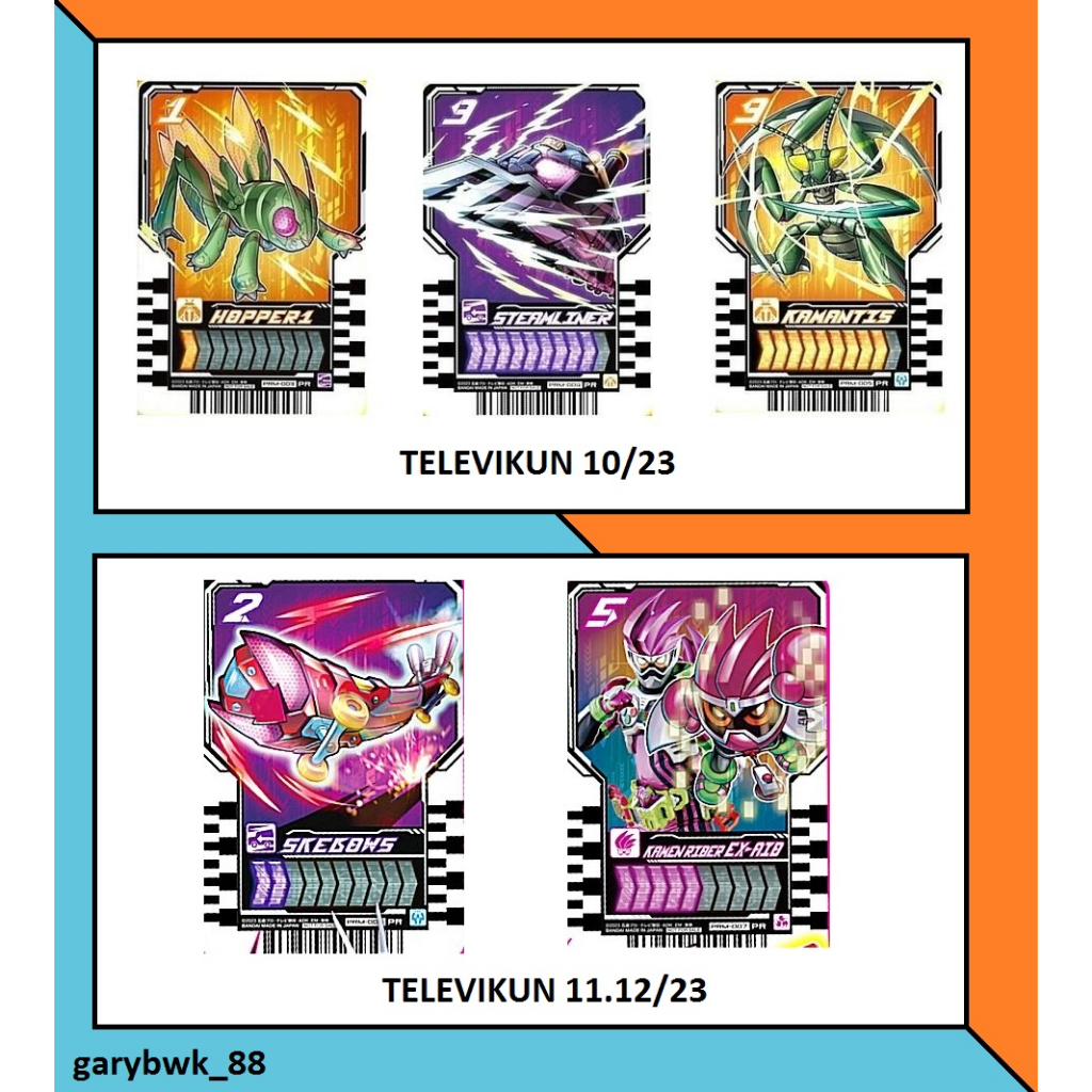 [STOCK READY] TELEVI-KUN MAGAZINE KAMEN RIDER GOTCHARD DX CHEMY TRADING ...