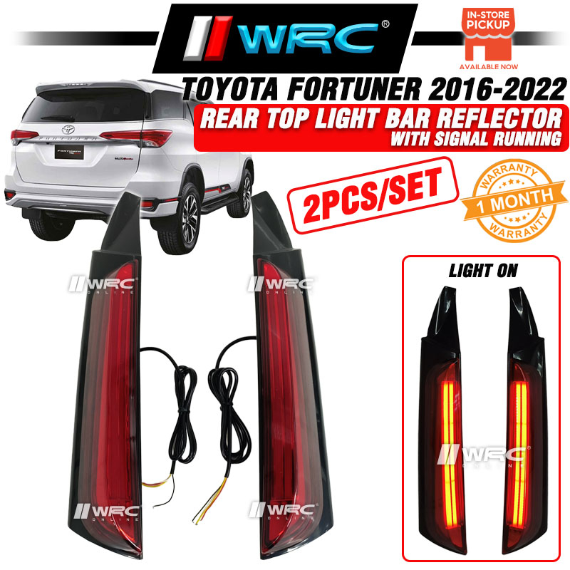 Toyota Fortuner 2016 - 2022 Rear Top Light Bar Reflector With Signal ...