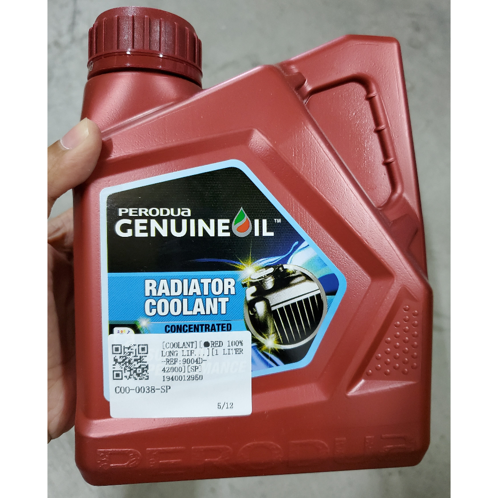 ORIGINAL PERODUA RADIATOR COOLANT (1L) RED COLOR PKC | Shopee Malaysia