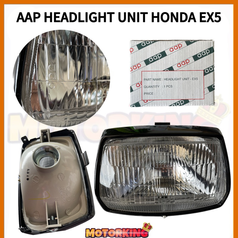 ORIGINAL AAP HONDA EX5 HEADLIGHT UNIT ORIGINAL HONDA EX5 HEADLAMP PLUG ...