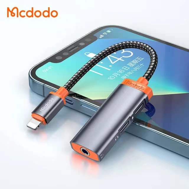 MCDODO CA-2690 2 in 1 OTG Converter Adapter / iP To USB-A 3.0 + iP ...