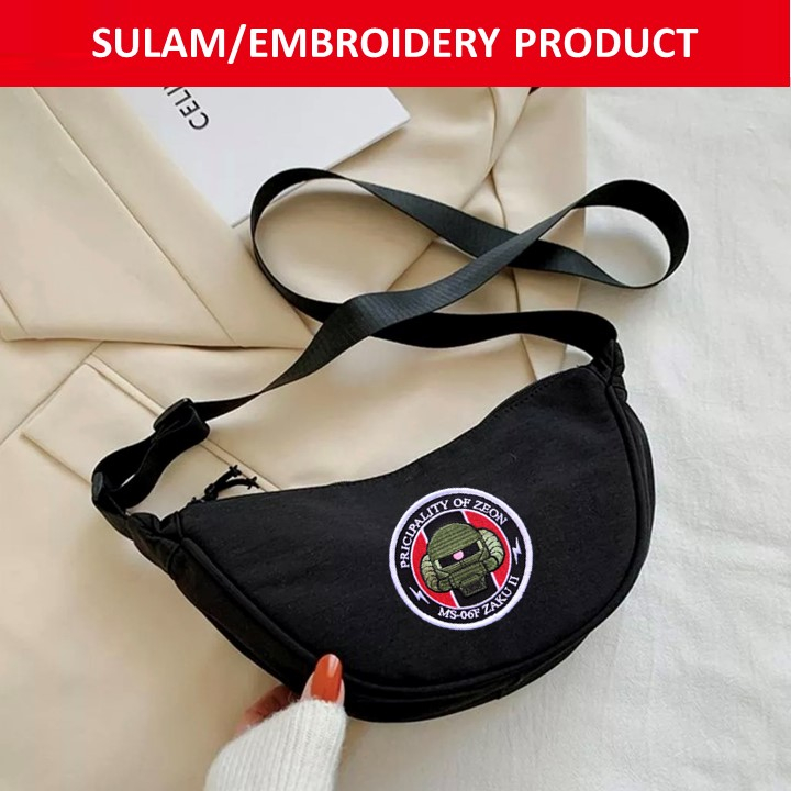 MS-06F ZAKU 2 PRINCIPALITY OF ZEON ANIME GUNDAM EMBROIDERY(SULAM ...
