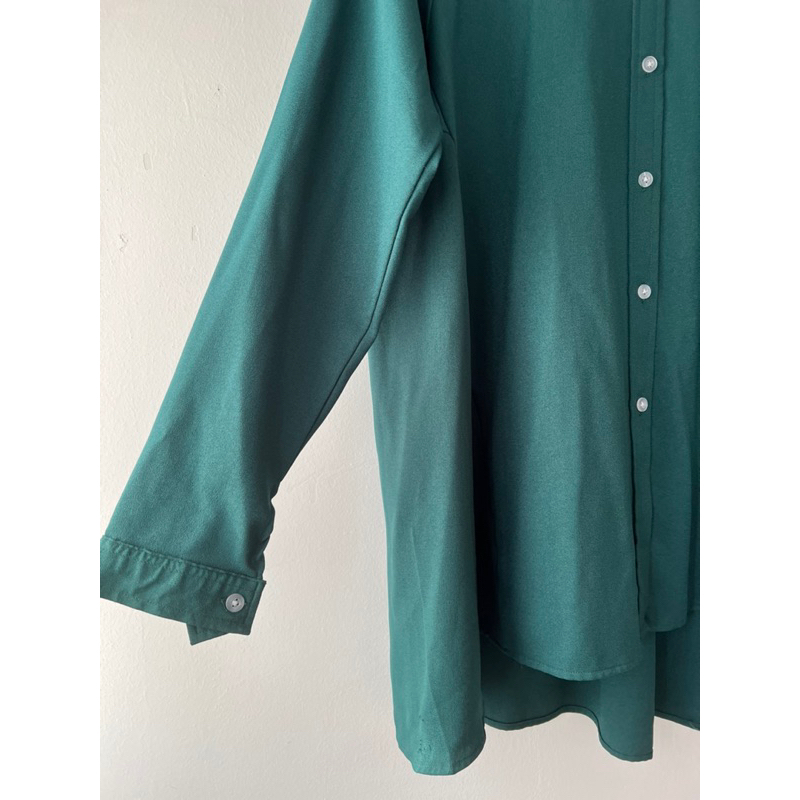 NORIE SIGNATURE Cute Emerald Green Blouse (Preloved) | Shopee Malaysia