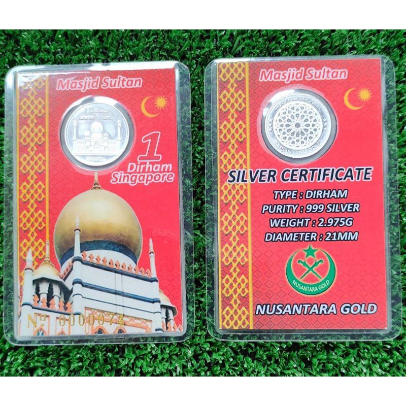 READYSTOCK Dirham Pure Silver 999 (1 Dirham 2.975 gram) | Shopee Malaysia