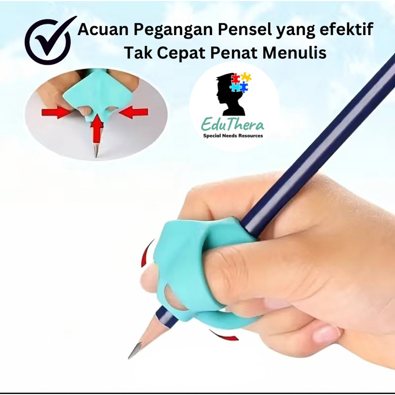 3 Fingers Pencil Grip Holders For Handwriting Skills Pencil Grip ...