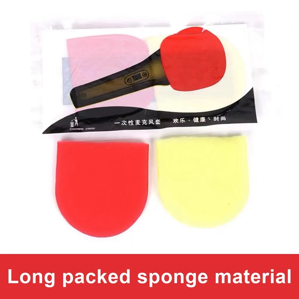 Karaoke Microphone Sponge Cover Sanitary Cover Disposable Sanitary ...