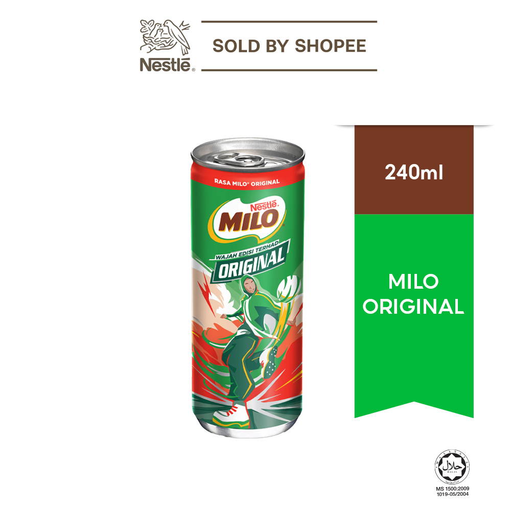 NESTLE MILO Activ-Go Original Can (240ml) | Shopee Malaysia