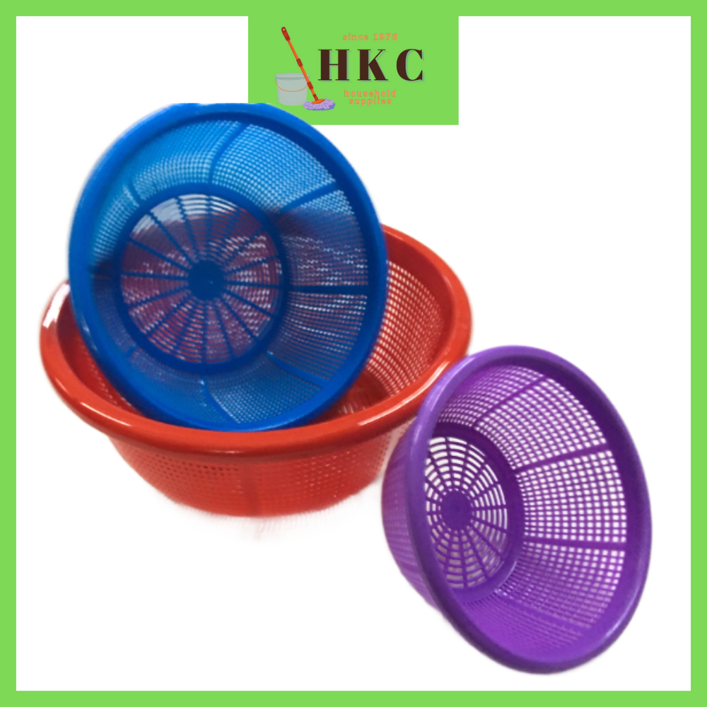 Round Plastic Colander / Tapis Bulat Plastik / Raga Bulat | Shopee Malaysia