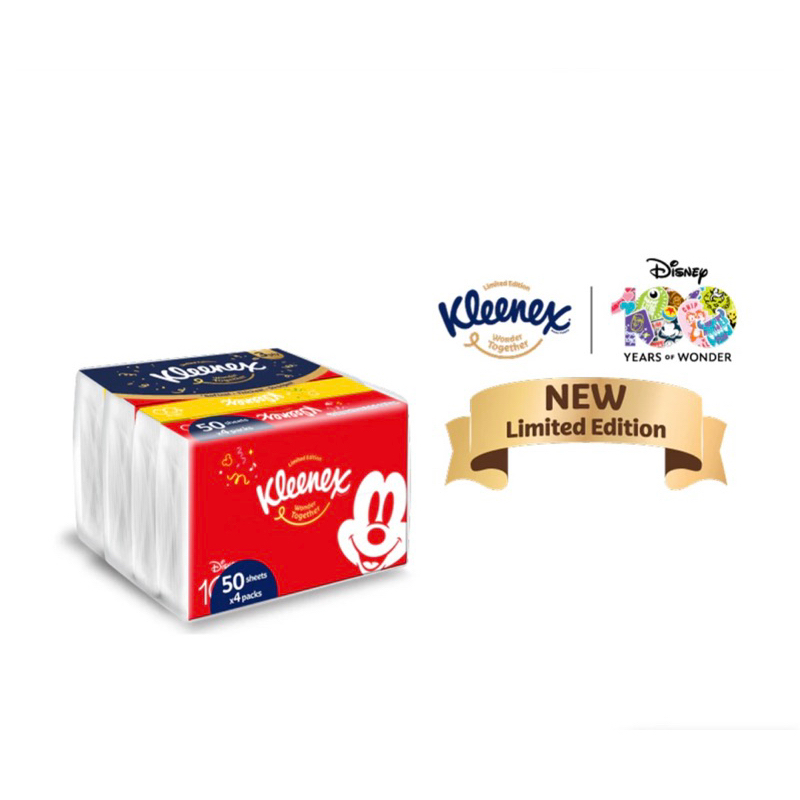 Kleenex Disney 3 Ply Tissue 4 x 50 Sheets | Shopee Malaysia