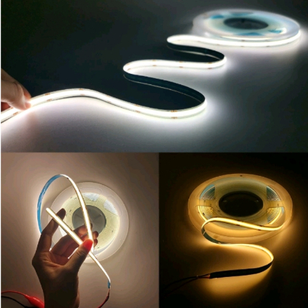 🔥READY STOCK🔥 COB LED Strip UniLine 5 Meter with 320 LEDs 24V DC Ultra Bright Flexible 12W COB ...