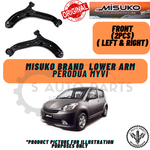 PERODUA MYVI 1.0-1.3-1.5 / LAGI BEST (2005Y-2017Y) FRONT LOWER ARM (SET ...