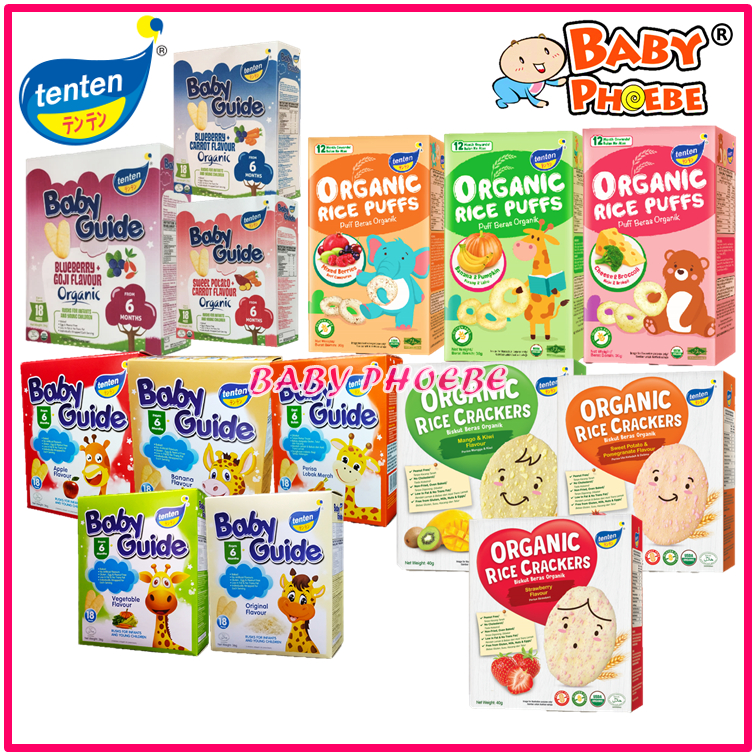 Tenten Baby Guide Baby Rice Rusk Rice Cracker Biscuit (1pc) Biskut Bayi ...