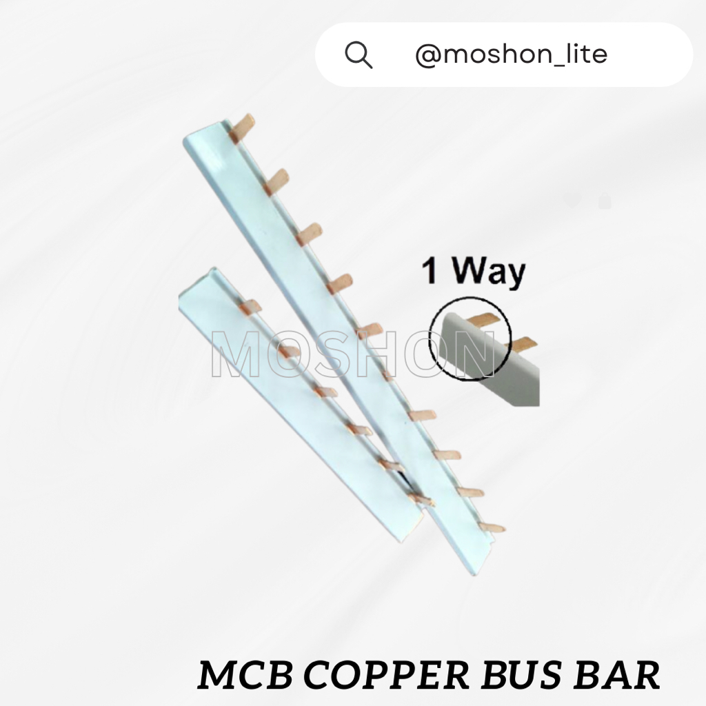 1 WAY MCB Pure Copper Bus Bar with PVC Insulated / MCB Bus Bar 1 Pole ...