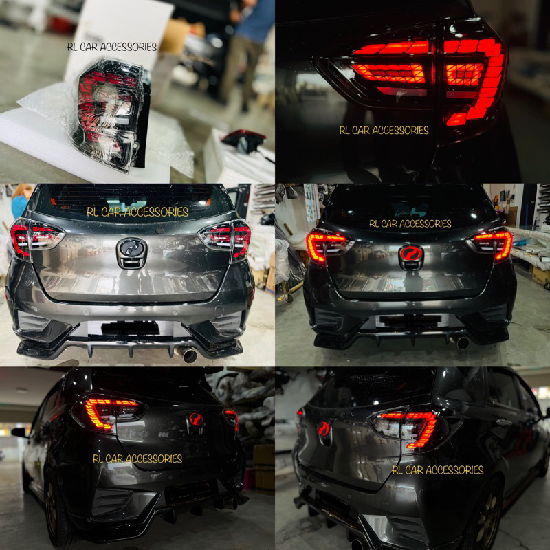 Perodua Myvi Gen3 2018 2019 2020 2021 2022 GTS OLED DRAGON SCALE led ...