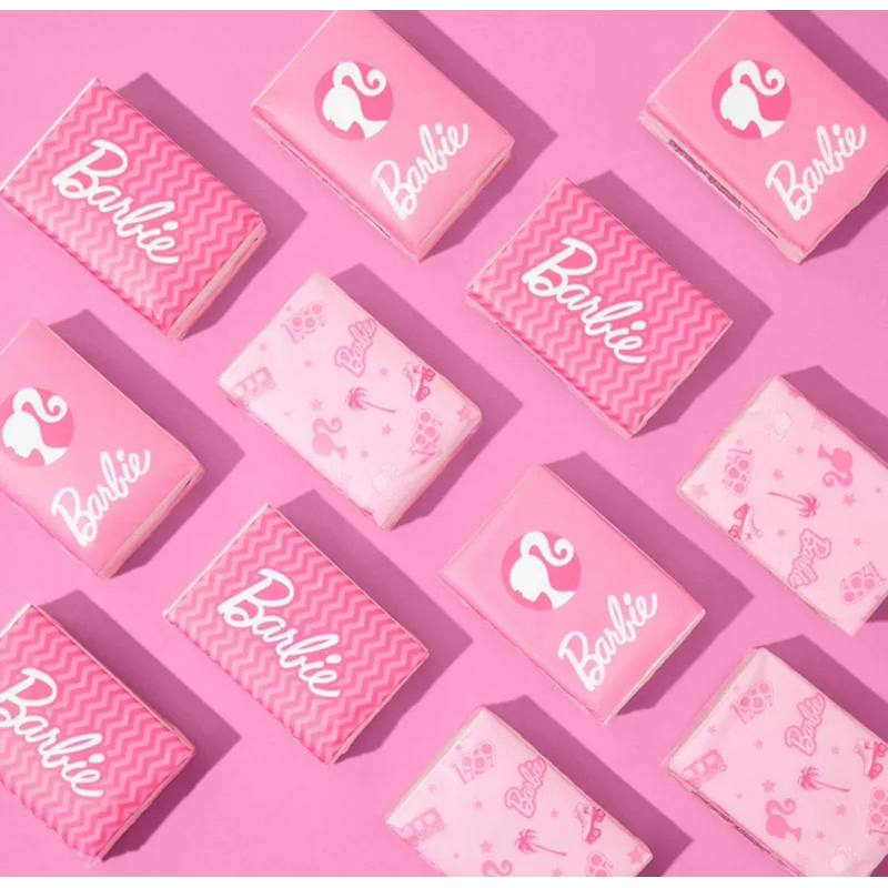 Mattel Ready Stock Barbie x Miniso Tissue Light Peach Fragrance Paper ...