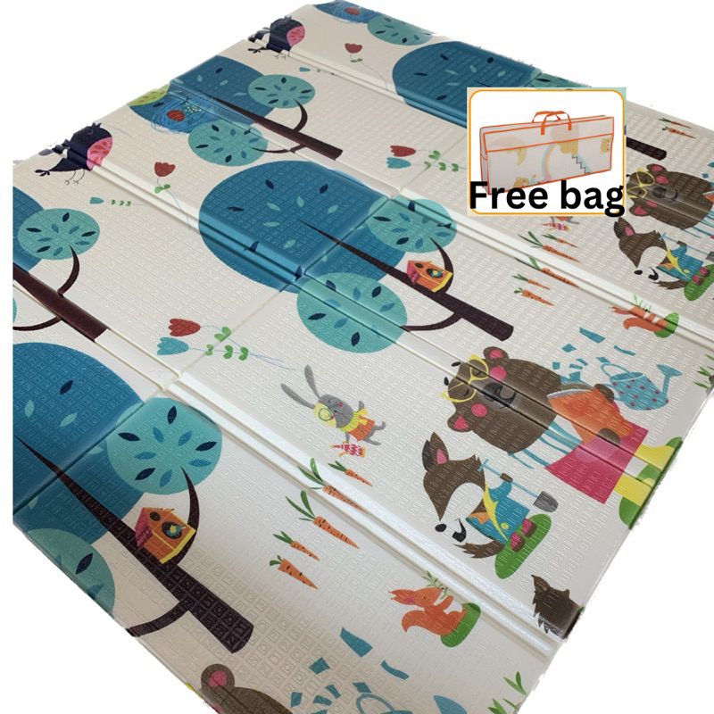 1.5cm Thick Tebal Baby Playmat XPE Playmat Foldable Playing Baby kids ...