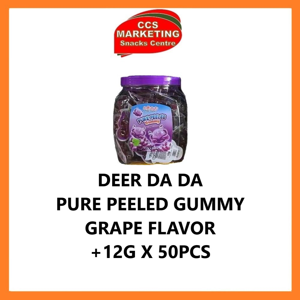 CCS Deer Da Da Pure Peeled Gummy Grape / Litchi / Mango / Green Grape ...