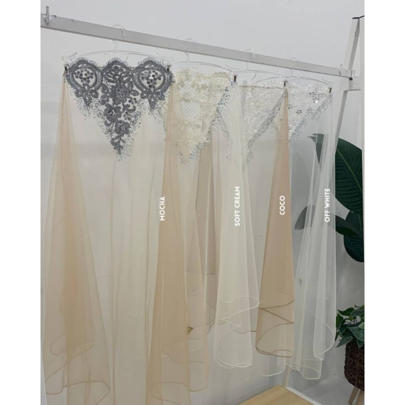 VEIL SCARLET HALFMOON | Veil | Veil Nikah | Veil Kahwin | Veil ...
